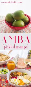 Amba: Pickled Mango Chutney (Vegetarian and Vegan)