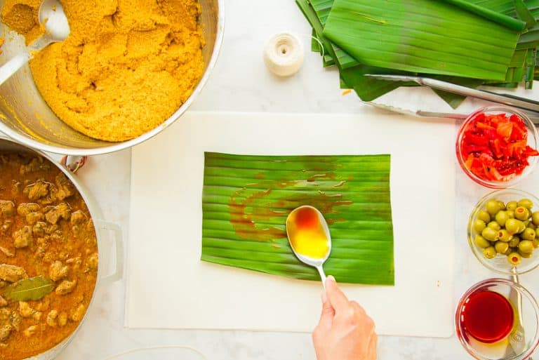 Pasteles Puertorriqueños (Root Vegetable Meat Patties)