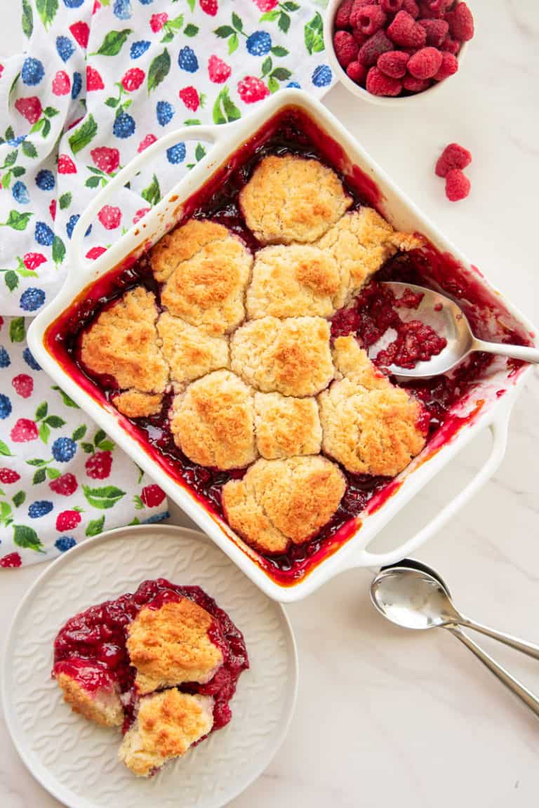 Raspberry Cobbler - Sense & Edibility